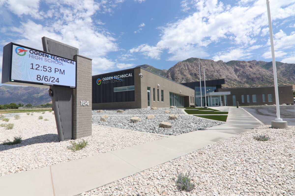 Ogden School District holds ribbon-cutting ceremony for OTECH High ...